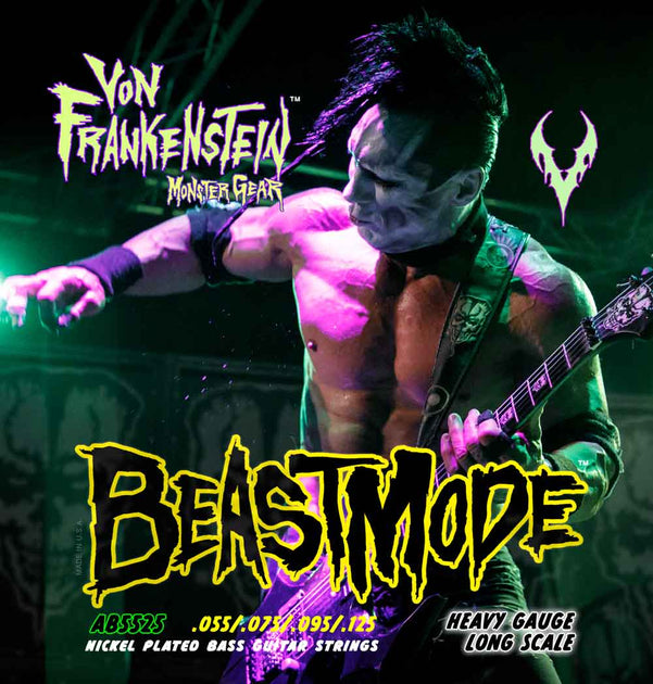 BeastMode™ Bass Strings – Von Frankenstein Monster Gear