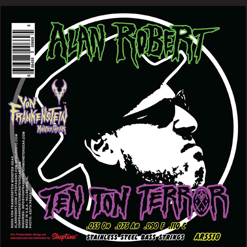 Alan Robert Bass Strings – Ten Ton Terror™ Medium Heavy Gauge 55 -110 ...